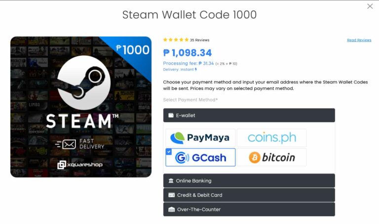 A Complete Guide on How to Buy Steam Wallet Using GCash in Simple Steps