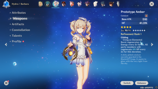 Barbara Genshin Impact: Build Guide and Strategy for F2P Players