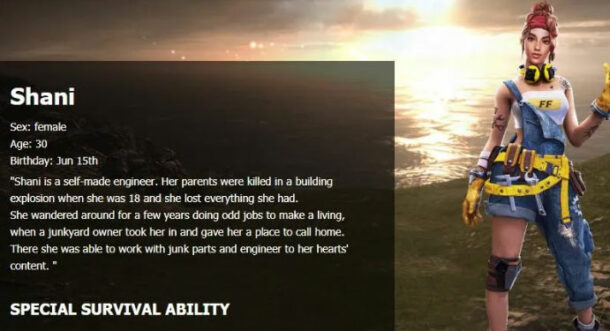 All You Need to Know about Shani Free Fire Female Character