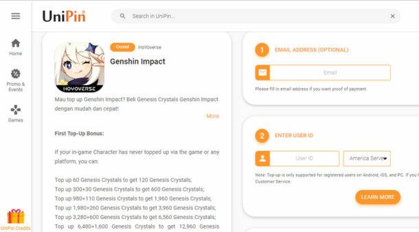 Quick and Easy Way to Top Up Genshin Impact