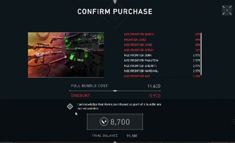 Neo Frontier Valorant: Price, Weapons, and Items