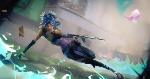 Neon Valorant : Fast and Effective Duelist Agent
