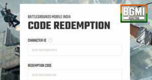 Redeem Code Redemption in BGMI