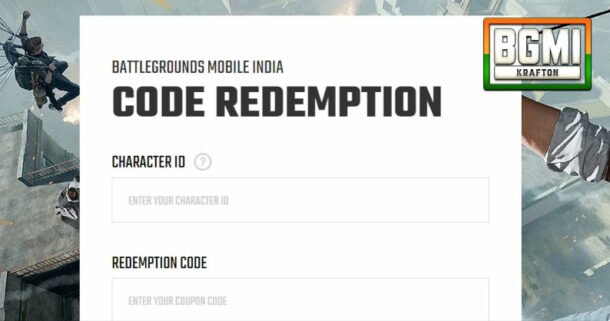Redeem Code Redemption in BGMI