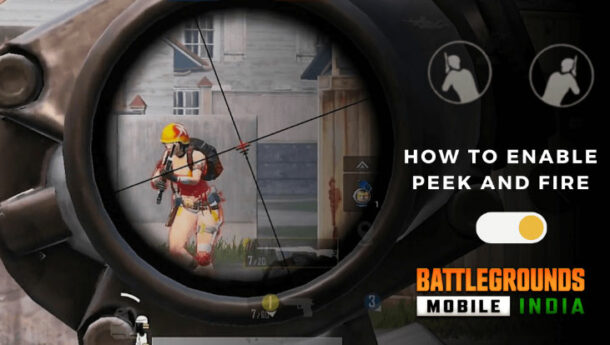 How to Enable Peek and Fire Option in BGMI