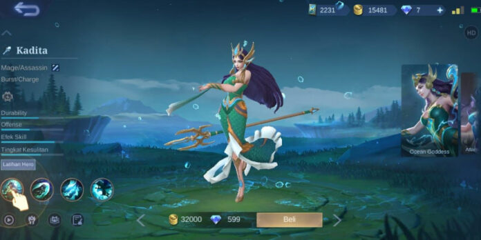 Kadita Mobile Legends : Skill, Build, and Tips