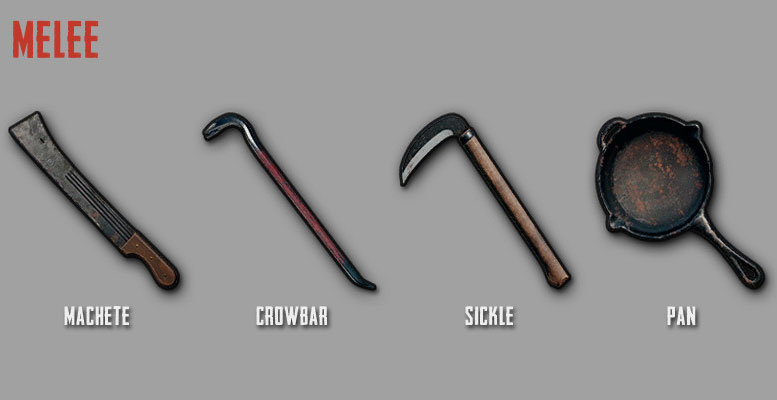 Know More About Melee Weapons in PUBG Mobile