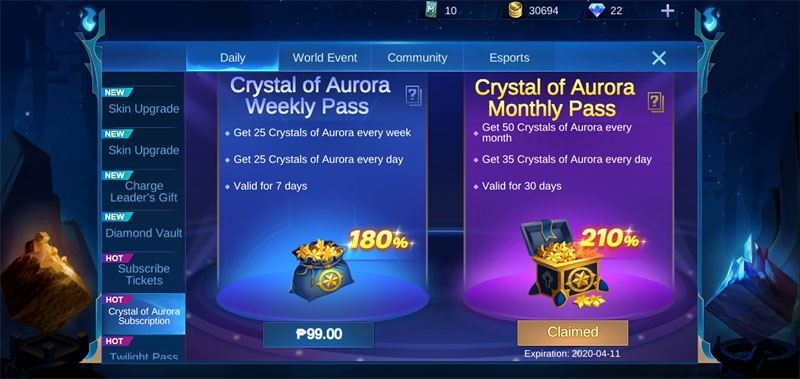 How to Get Crystal of Aurora Mobile Legends with Easy Ways