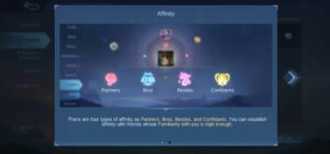 Explanation and How to Increase the Affinity in Mobile Legends