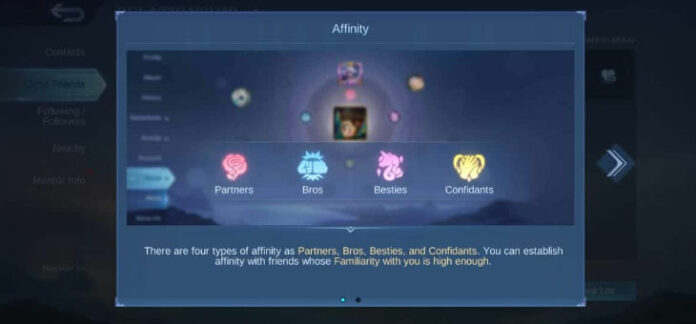 Explanation and How to Increase the Affinity in Mobile Legends