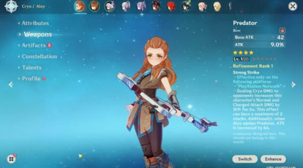 Important! Best Build Aloy Genshin Impact