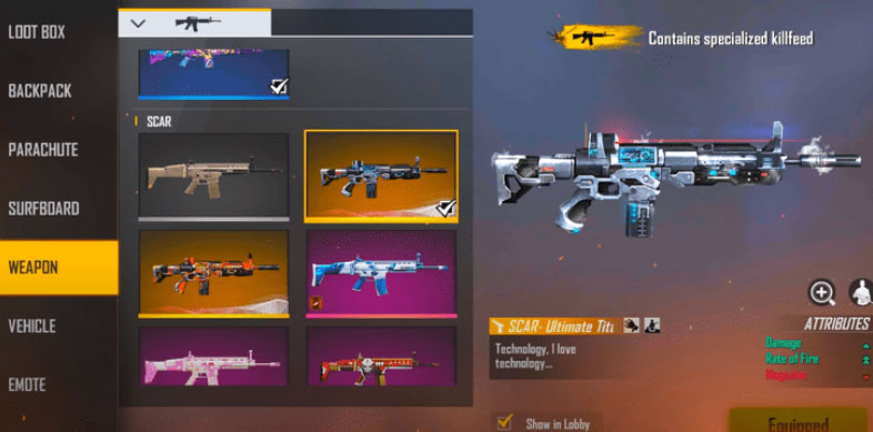 How to Get Scar Titan Skin on Free Fire