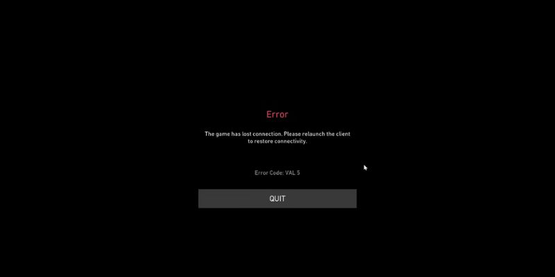 Facing the Valorant VAL 5 Error Code: What's It About and How to Solve It