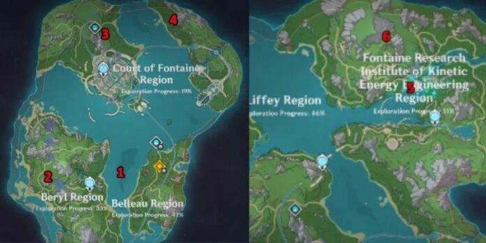 Explore the Depths: All Shrine of Depth Locations in Fontaine