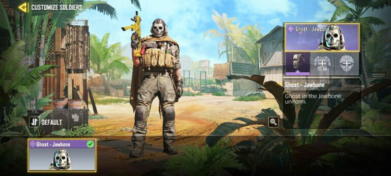 Ghost CODM: Role, Rank and Personality Guide