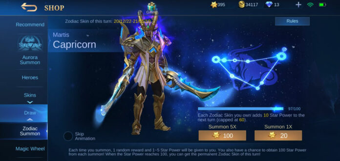 What are the ML Zodiac Skins in Order? Here are the Schedule and List