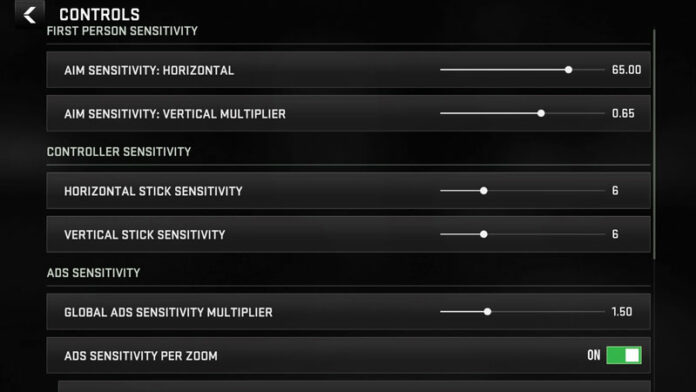 Best COD Mobile Sensitivity Share Code 2024