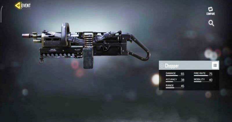 Top Chopper attachments COD Mobile for Push Rank