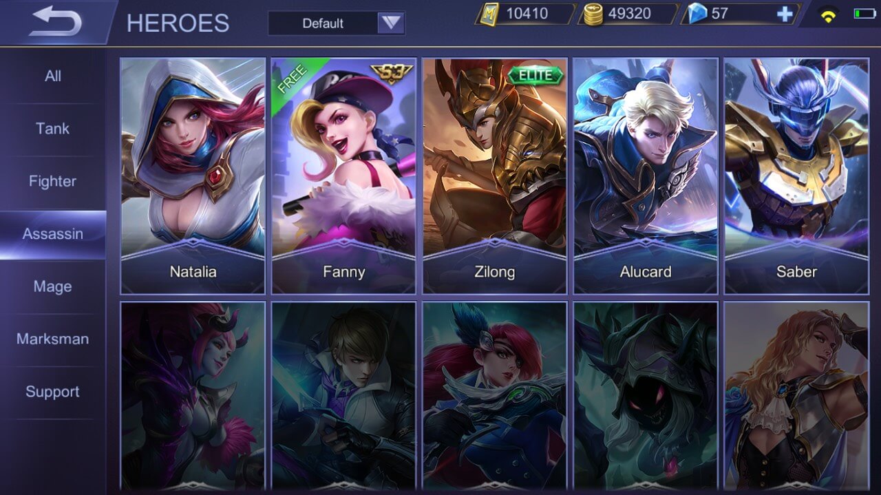 Daftar Harga Hero Mobile Legends
