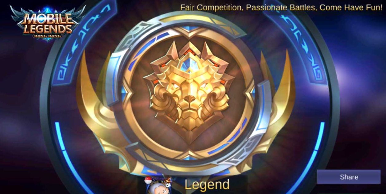 Inilah Urutan Rank Mobile Legend Paling Updated Tahun 2020