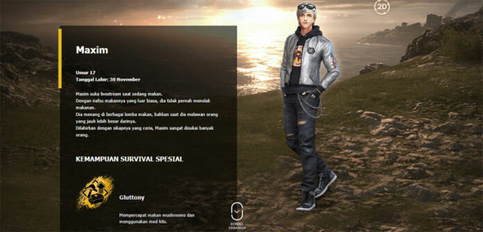 Ulasan dan Combo Terbaik Karakter Maxim Free Fire