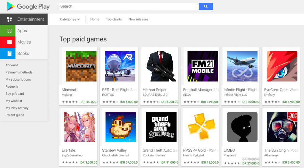 Cara Cepat dan Mudah Beli Game di Play Store Untuk Pemula