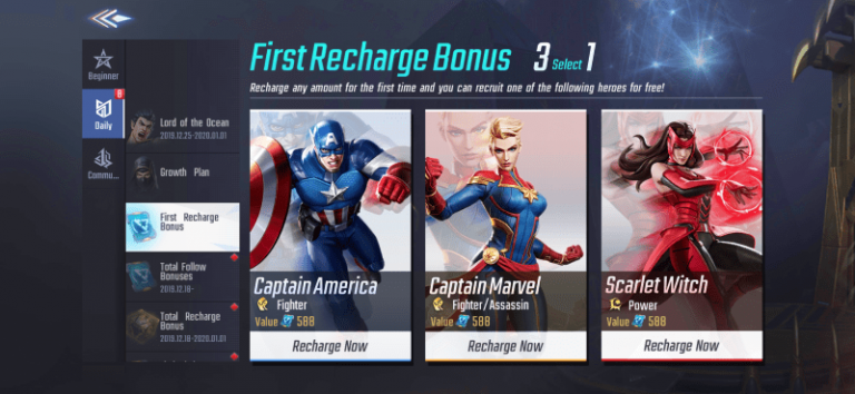 Cara Dapat Hero Gratis di Game Marvel Super War