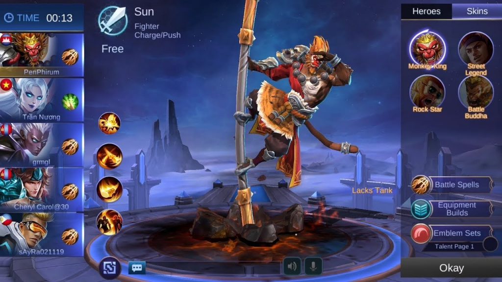 Sun Mobile Legend, Hero Fighter Terkuat dengan Skill Kloning
