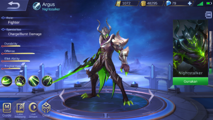Argus Mobile Legends Revamp