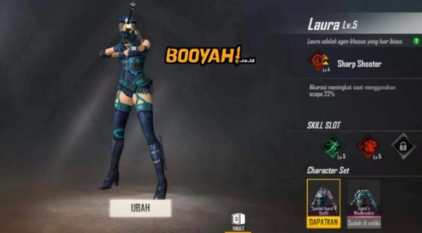 Laura Free Fire, Sang Agen Spesial Ahli Menembak Jitu