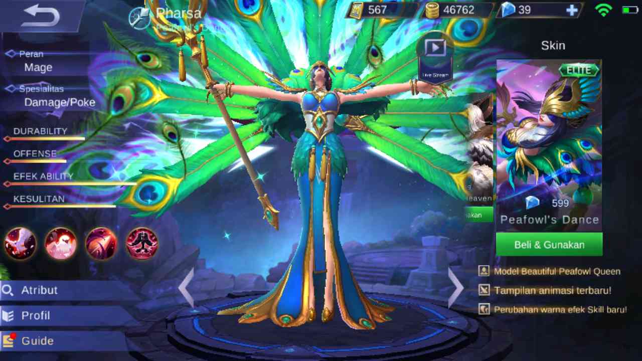 Mengenal Pharsa Mobile Legend, Hero Multiperan yang Sulit Dikalahkan