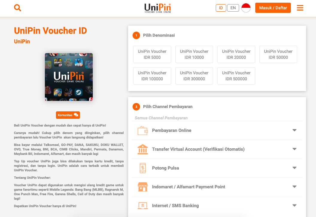 Gamers Harus Tahu: Cara Cepat dan Mudah Beli Voucher Game UniPin