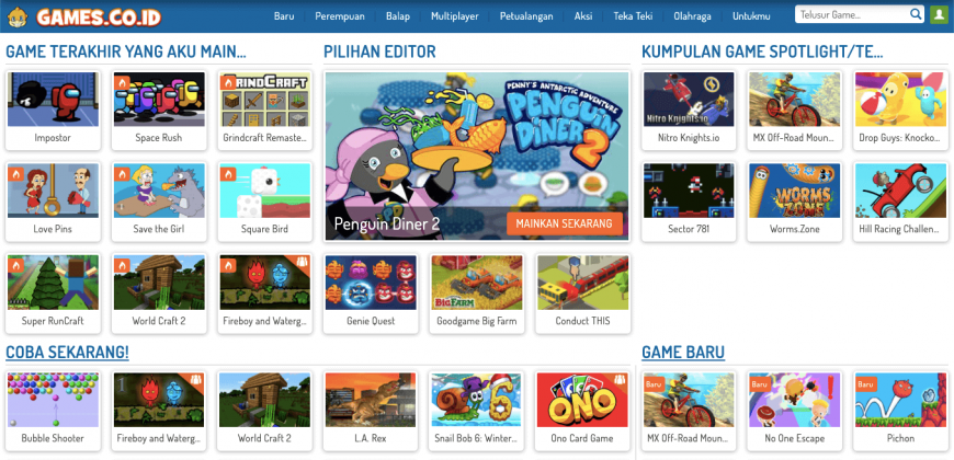 Cara Cepat Main Game Online di Internet, GRATIS dan Langsung