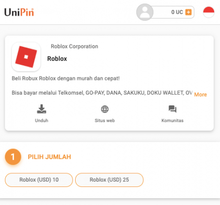Cara Mudah Beli Robux di Indomaret