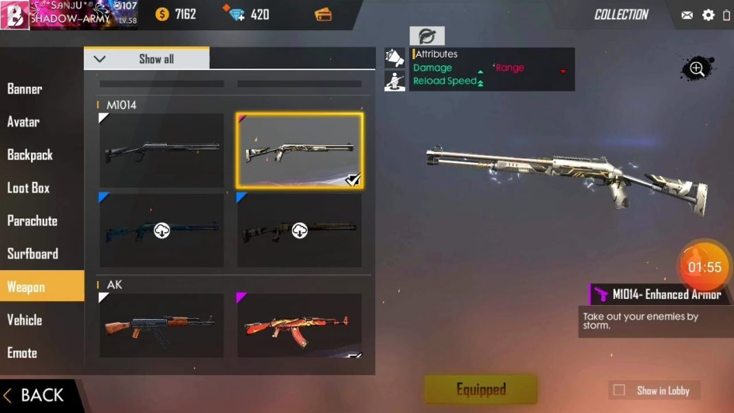Mengulik Senjata FF M1014 yang Paling Mematikan di Free Fire