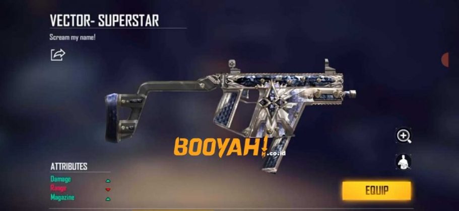 Cara Menggunakan Senjata Vector, SMG FF yang Overpower