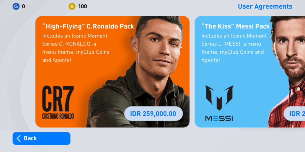 3 Player Pack Andalan PES (eFootball) Mobile 2021, Mau Beli?