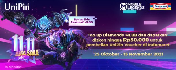 Promo Mobile Legends di Indomaret, Potongan Harga hingga Skin Eksklusif
