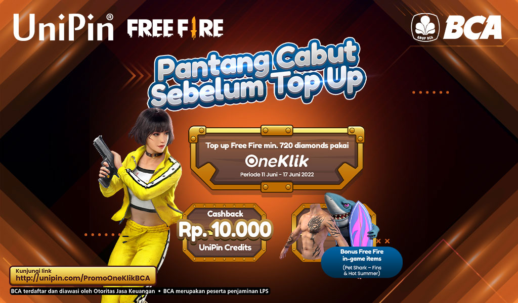 Pantang Cabut Sebelum Top Up dari UniPin dan OneKlik BCA - UniPin