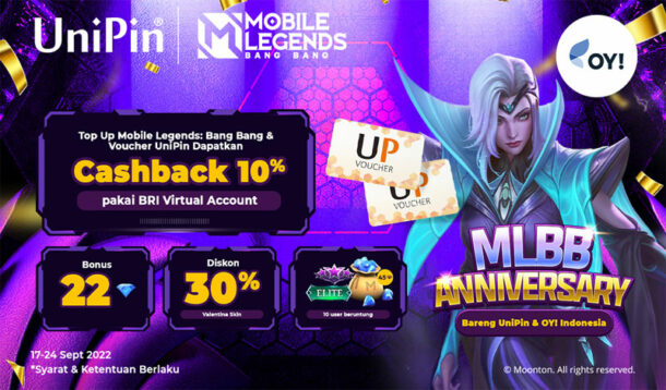 MLBB Anniversary bareng UniPin dan OY! Indonesia - UniPin