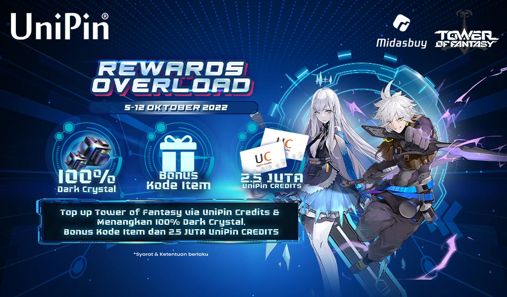 Rewards Overload! Top up Dark Crystal Tower of Fantasy & Dapatkan ...