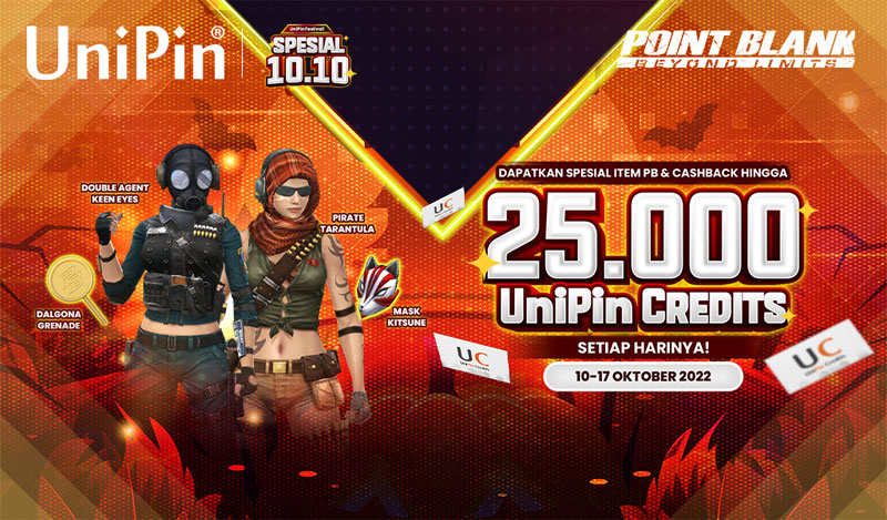 Top up PB Cash & Dapatkan Cashback Hingga 25.000 UniPin Credits Setiap ...