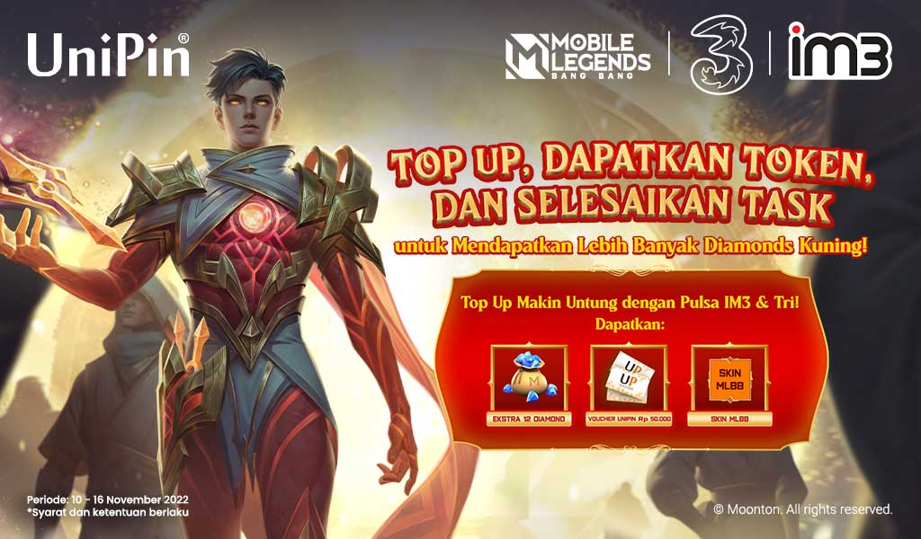 MLBB 11.11 Makin Meriah Bersama Tri & IM3! - UniPin