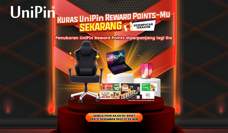 Kuras UniPin Reward Points-Mu Sekarang, Poin Akan di-reset per 31 ...