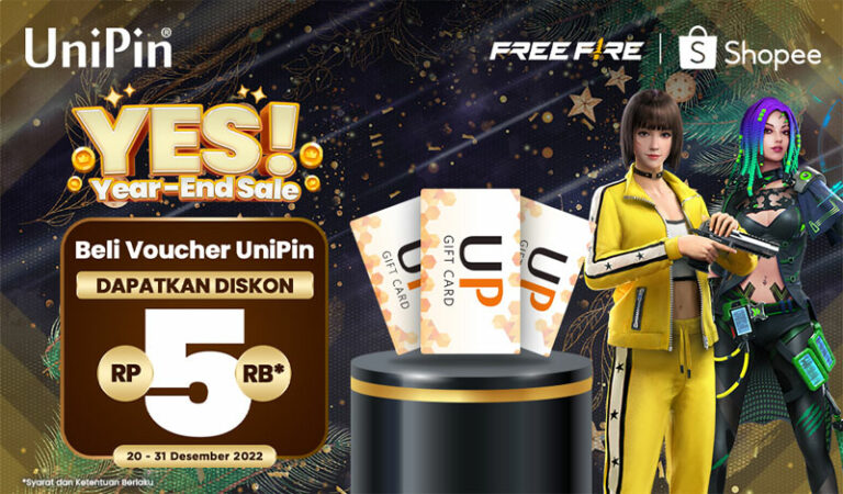 Voucher UniPin Cashback Shopee
