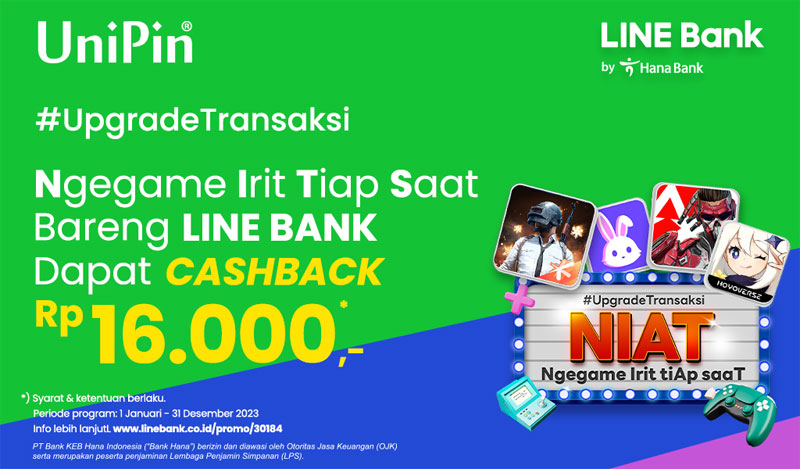 Promo Cashback LINE BANK by Hana Bank