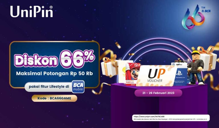 HUT BCA 66 Bersama UniPin - UniPin