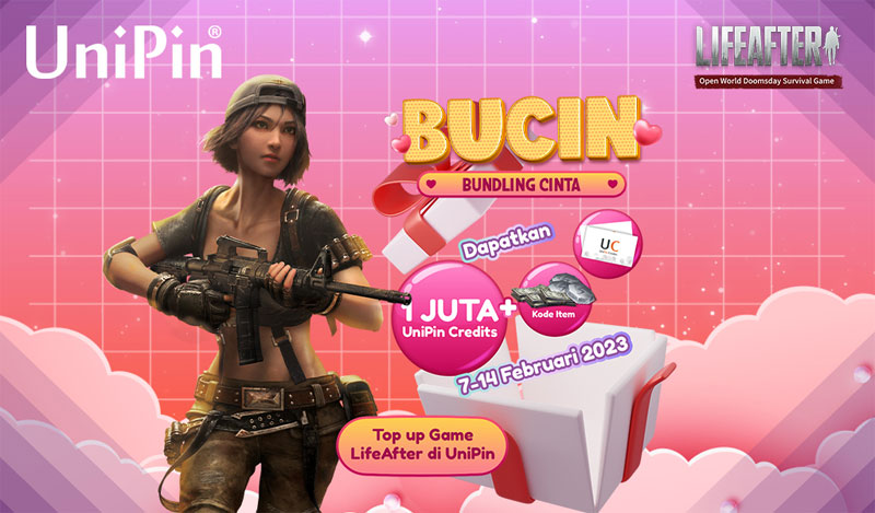 Promo Bucin: Bundling Cinta Top Up Game LifeAfter Cashback UC