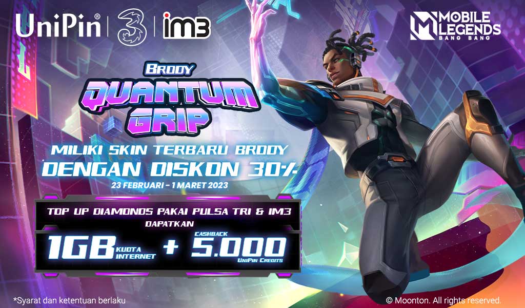 Miliki Skin Brody “Quantum Grip” dengan Diskon 30% dan Dapatkan Banyak ...