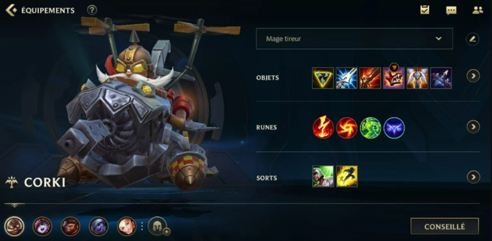 Skill dan Build Item Corki Wild Rift - UniPin